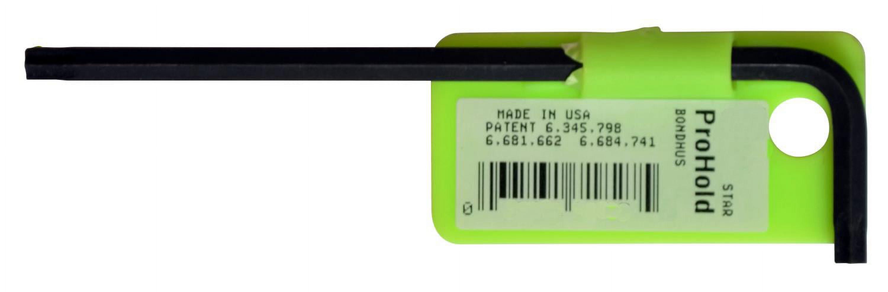 2pcs T15 Torx®/Star Tip Prohold® Tip Long Arm L-Wrench, Protanium® High ...