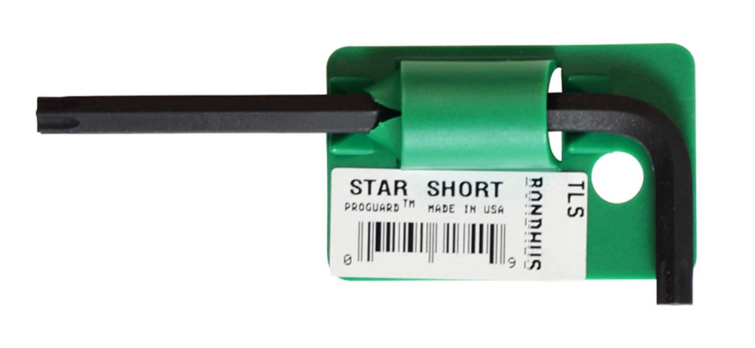 2pcs T5 Torx®/Star Tip Short Arm L-Wrench, Protanium® High Torque Steel ...