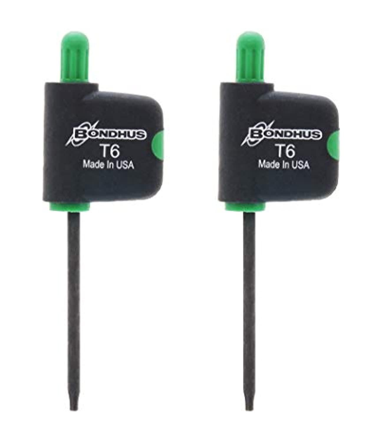 2pcs T6 Torx®/Star Tip Flagdriver, 1.5" Length Of Shank Below Grip ...