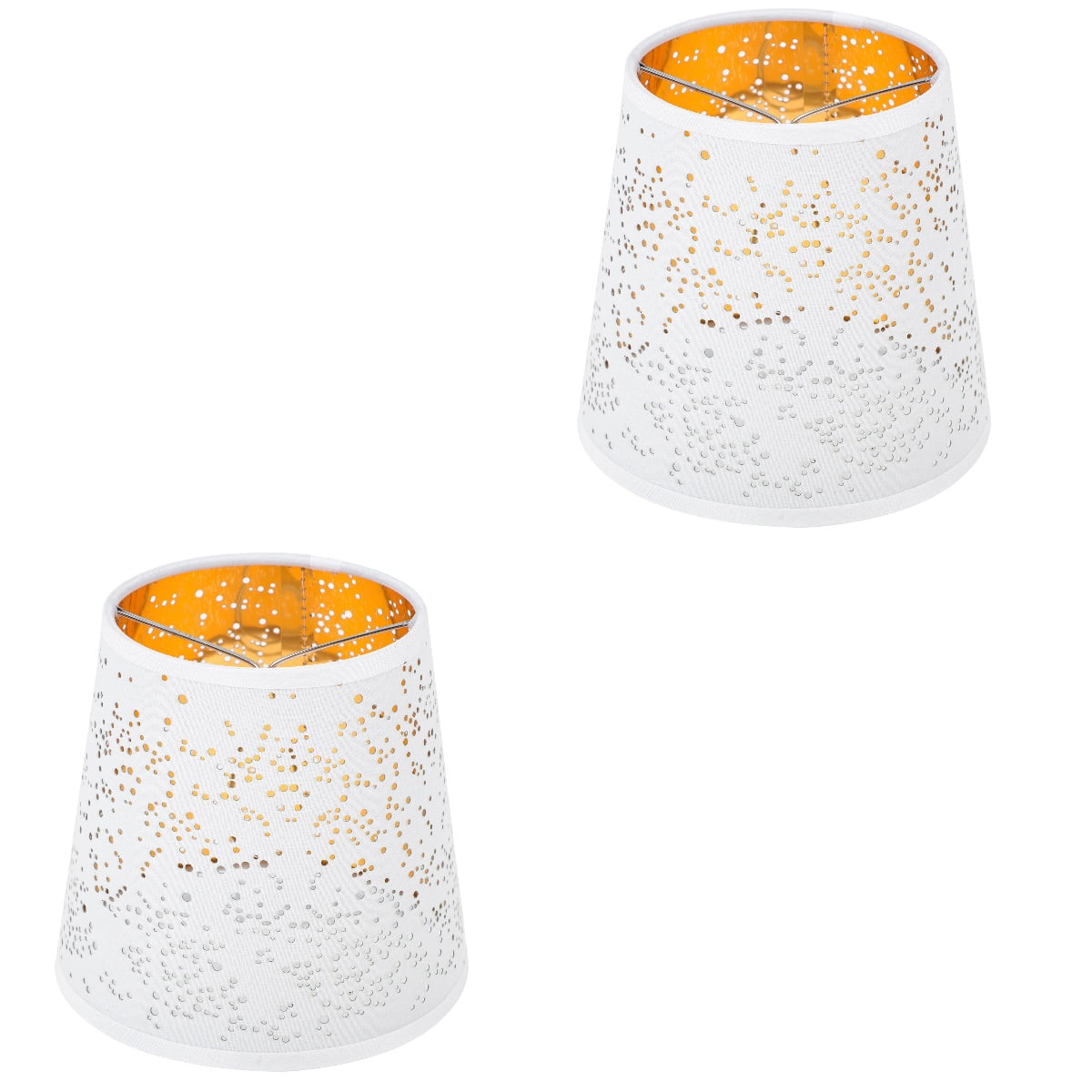 2pcs Table Lamp Shade Cover Chandelier Lamp Shades Fabric Cloth Clip on ...