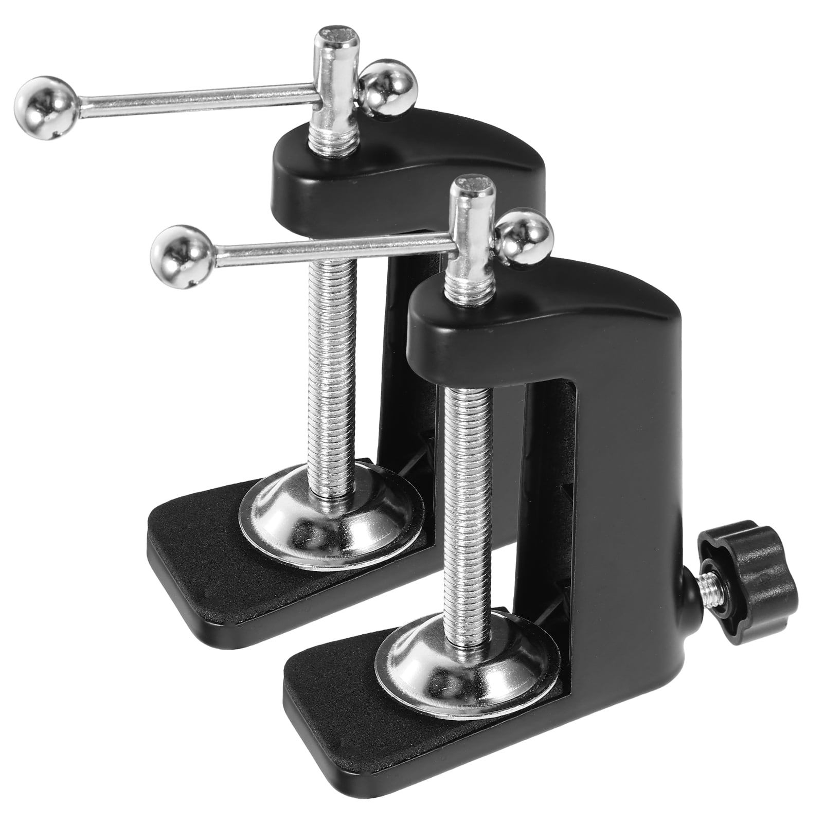 2pcs Table Mount Clamp Microphone Arm Stand Table Clamp Adjustable ...