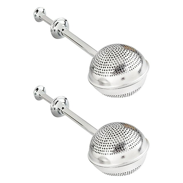 2pcs Tea Infuser Stainless Steel Tea Ball Single Cup Long Handle Tea ...