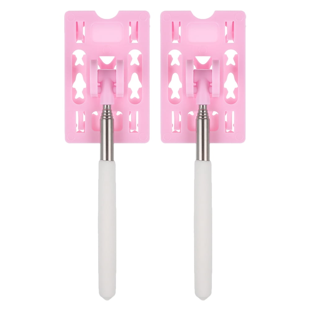 2pcs Telescopic Rod Card Holder Reacher Grabber Tool for Car Parking Contactless Payment and ...