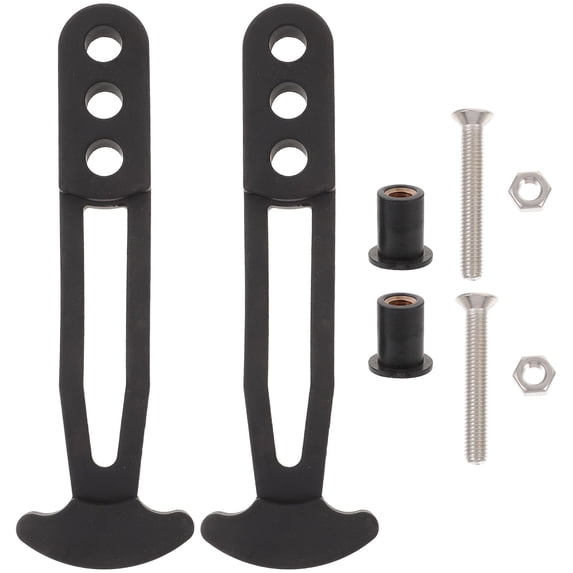 2-Pack Adjustable Telescoping Ladder Straps with Rubber Latch Bands for ...
