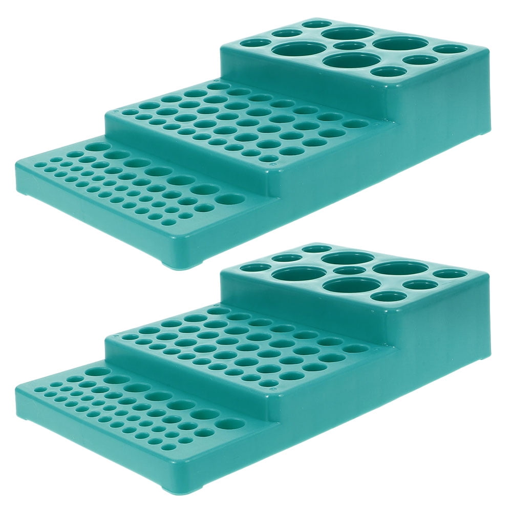 Universal Plastic Test Tube Rack for Laboratory Use Green Trapezoidal ...