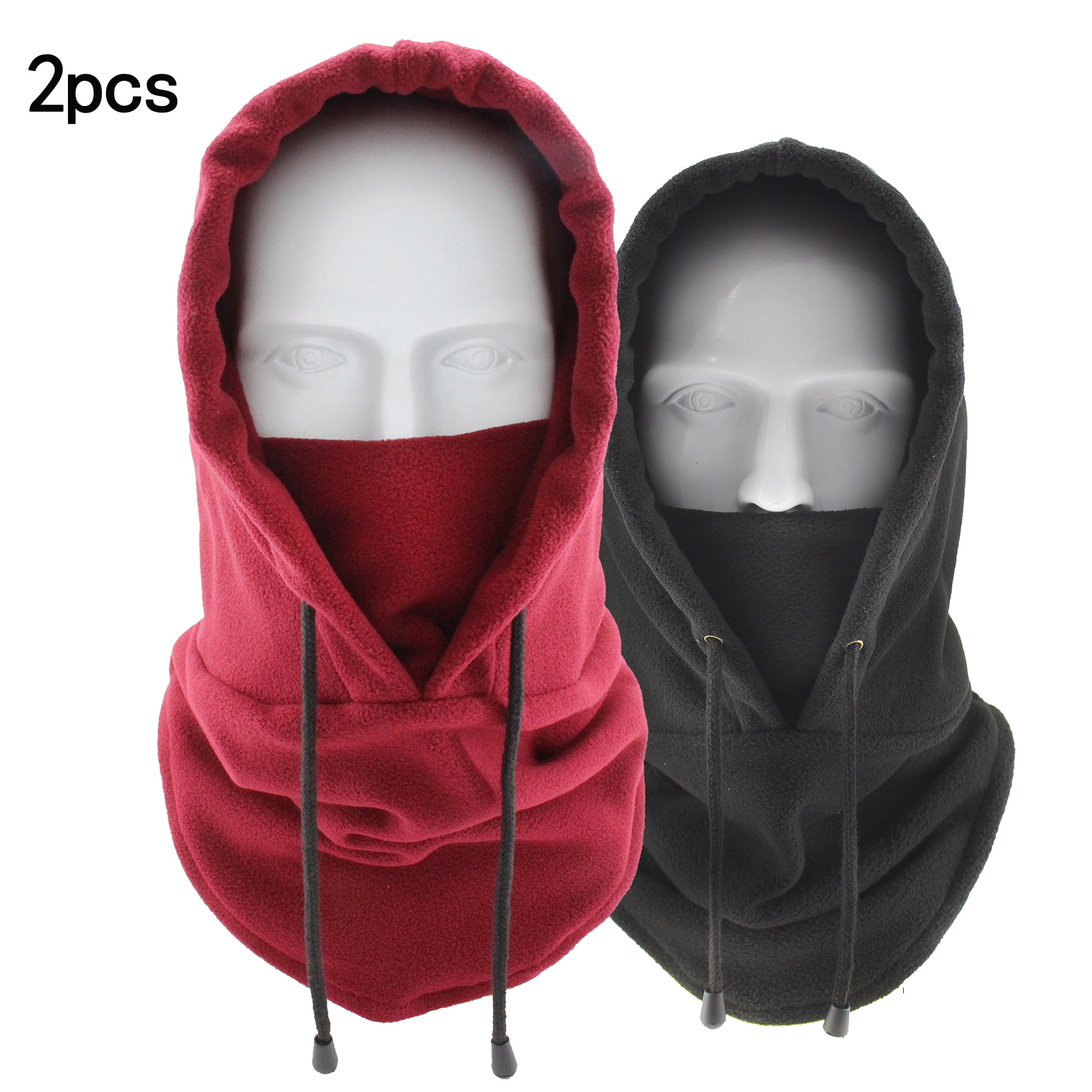 2pcs Thermal Ski Mask for Men Women Balaclava Face Mask Full Winter ...