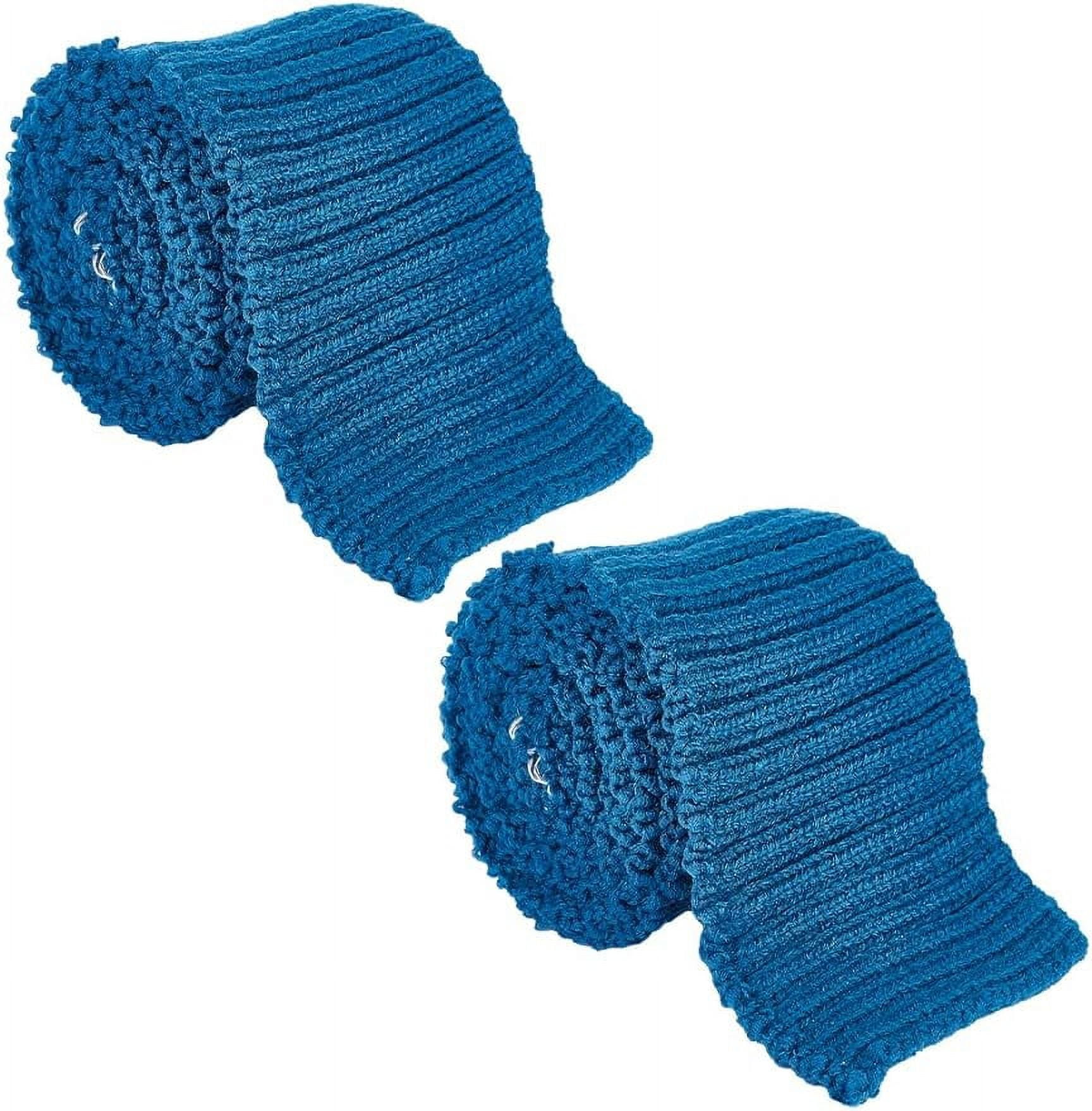 2pcs Thick Knitted Rib Fabric Cuffs Replacement 28.7x2.75" Tubular Rib ...