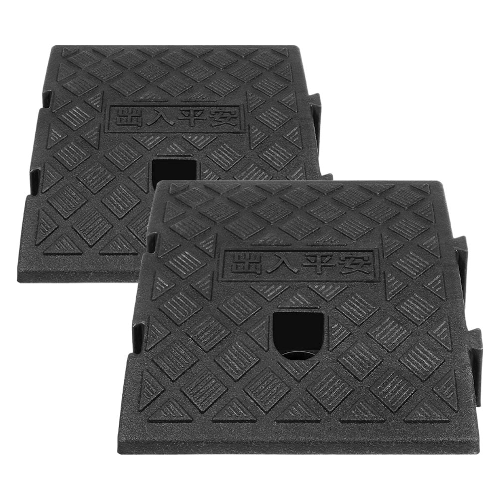 2pcs Threshold Ramp Lightweight and Easy to Install Steps and Driveway ...