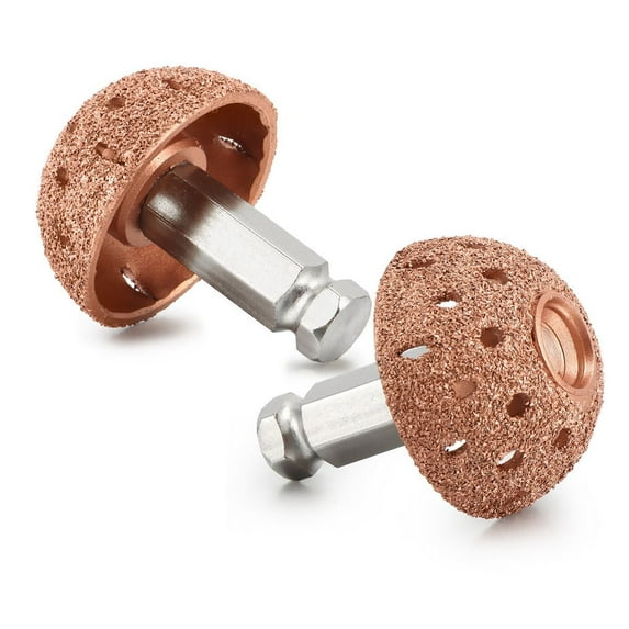 2pcs Tire Grinding Head Rasp Buffer Ball Tyre Repair Hand Tool Buffing ...