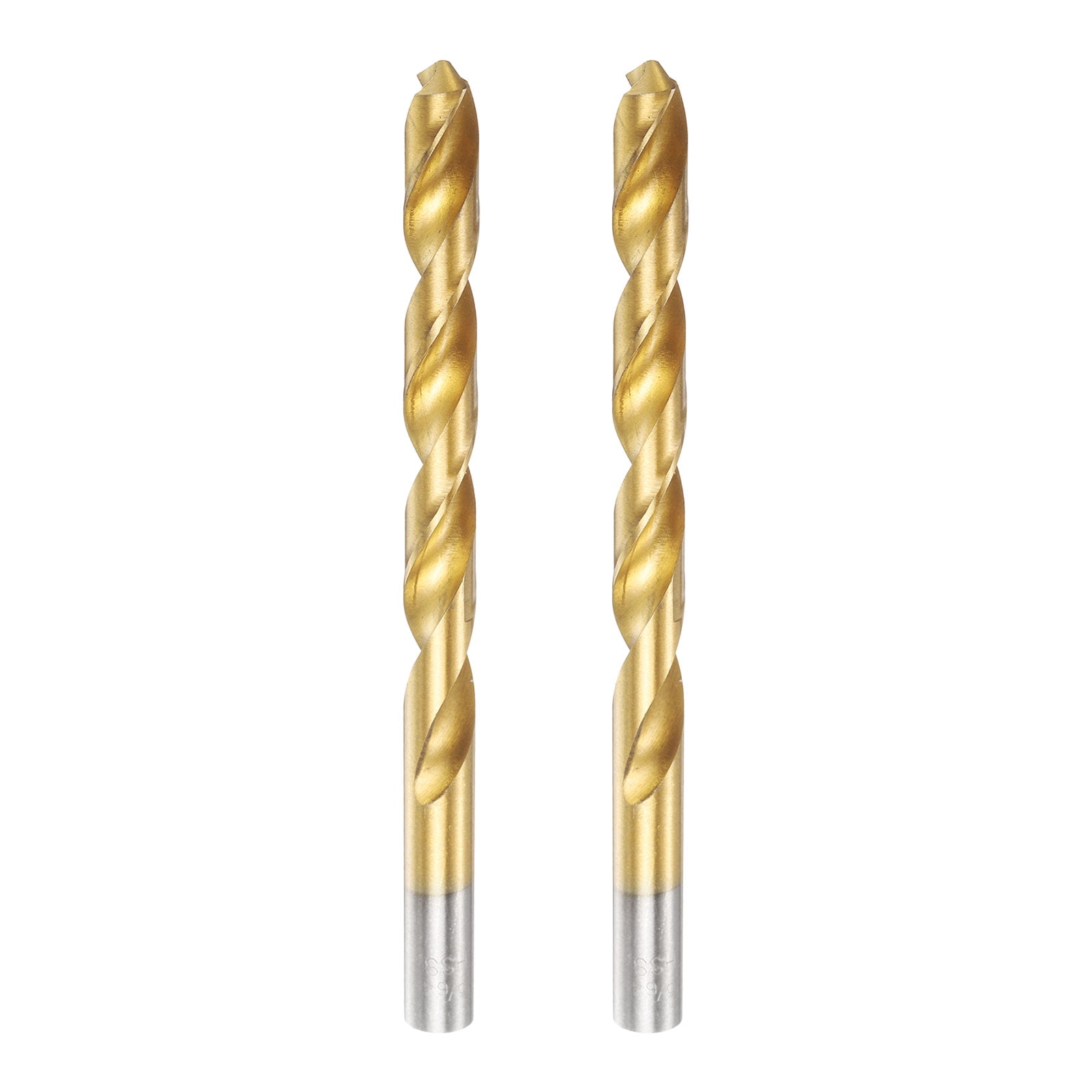2pcs Titanium Twist Drill Bit 23/64" Drilling Dia High Speed Steel ...