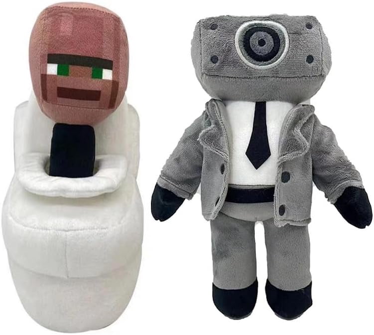 2pcs Toilet Plush Toy, Titan Tv Man Plush,Cameraman Speakerman Bosses ...