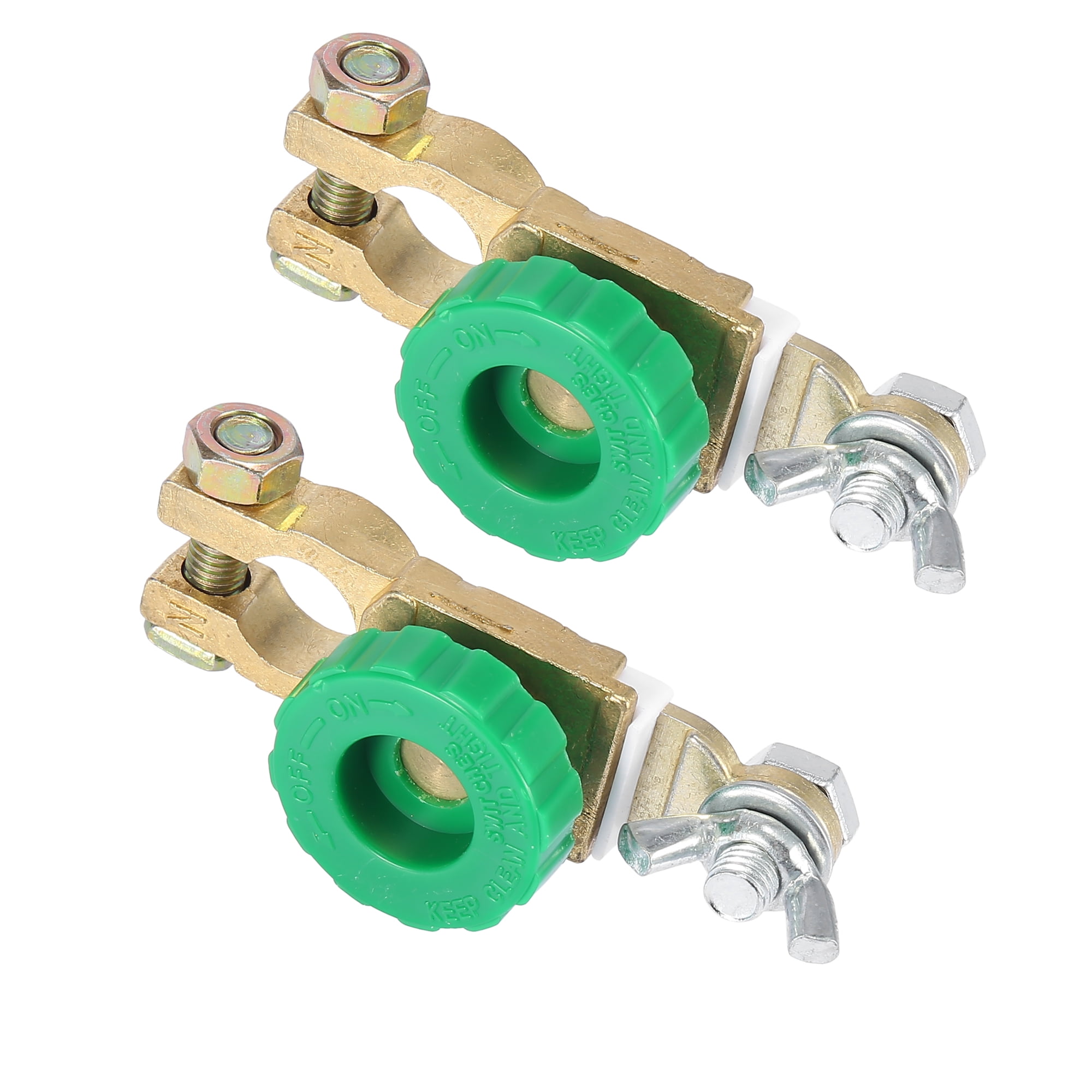 2pcs Top Post Battery Power Disconnect Cutoff Isolator Quick Master ...