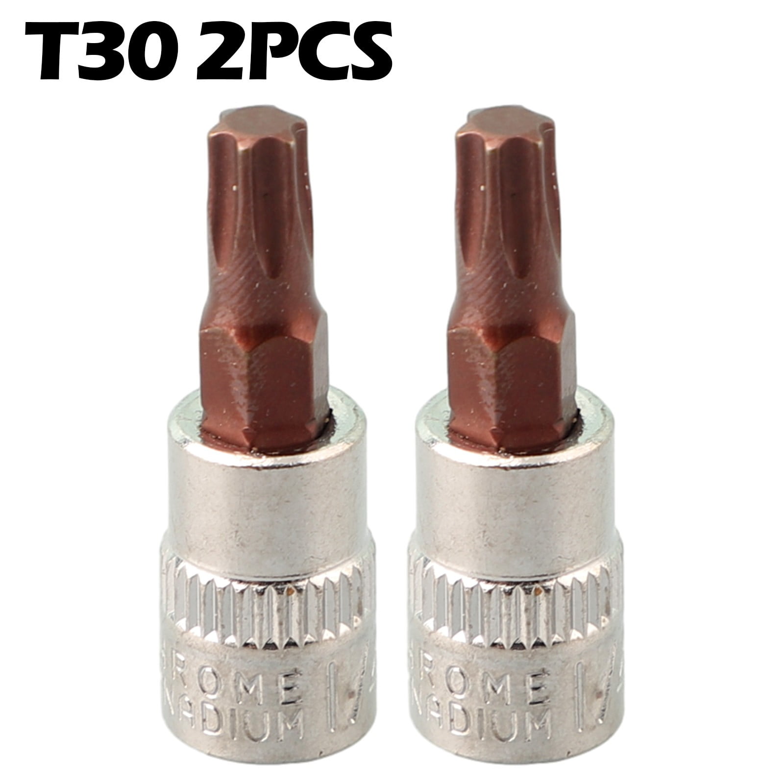 2pcs Torx Bit Socket Torx Screwdriver Bit 1/4 Inch Drive Socket Ratchet Socket Wrench Adapter ...