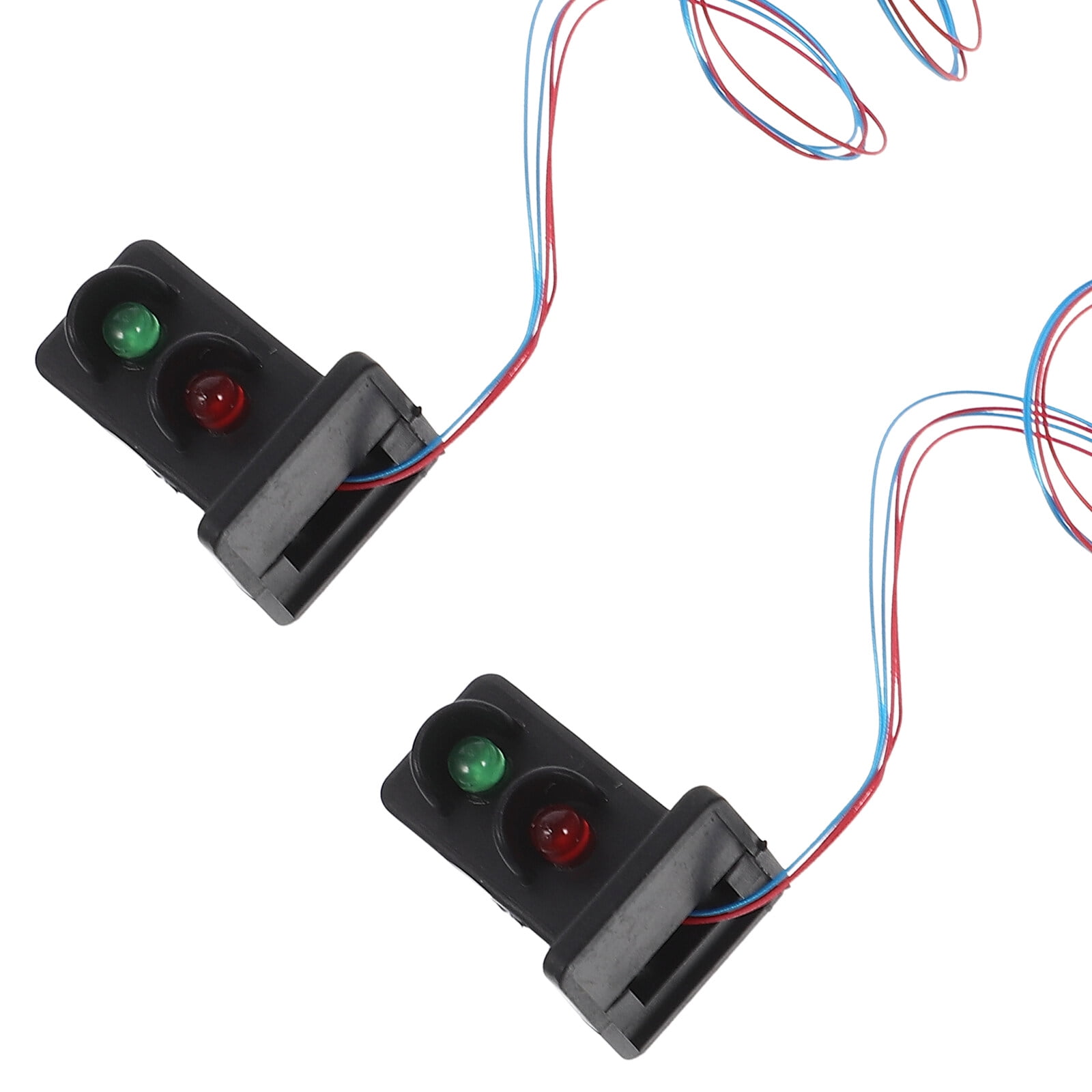 MERRYHAPY 2pcs Workmanship Railroad Traffic Light Model for Mini House ...