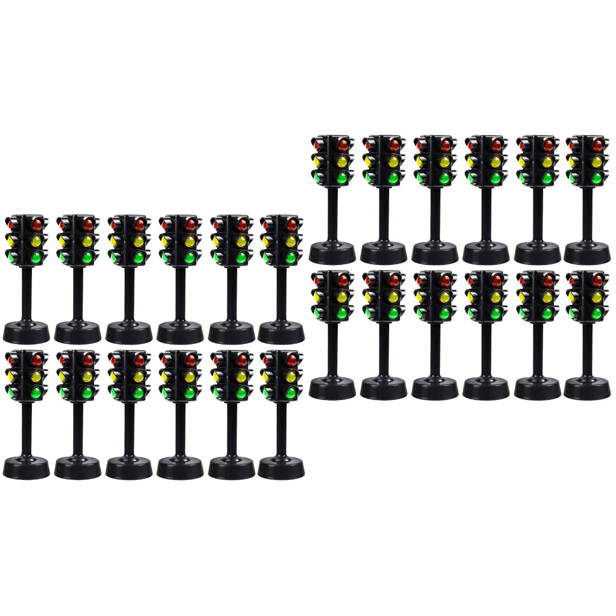 2pcs Traffic Light Signs: 12pcs Traffic Signs Light Model Stop Light ...