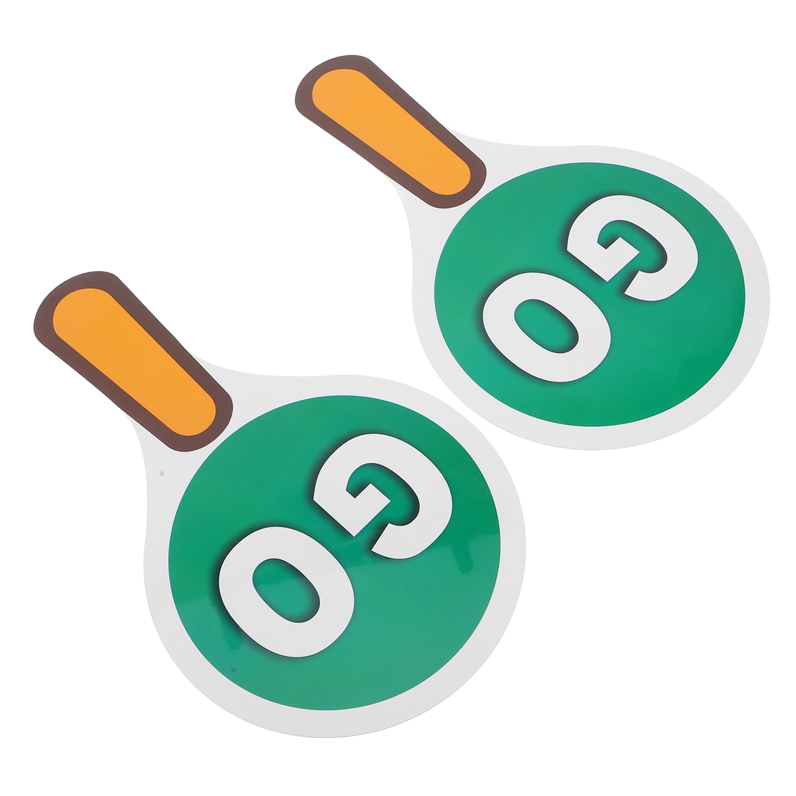 2pcs Traffic Sign with Handle Stop Sign Traffic Light Party Decorations ...