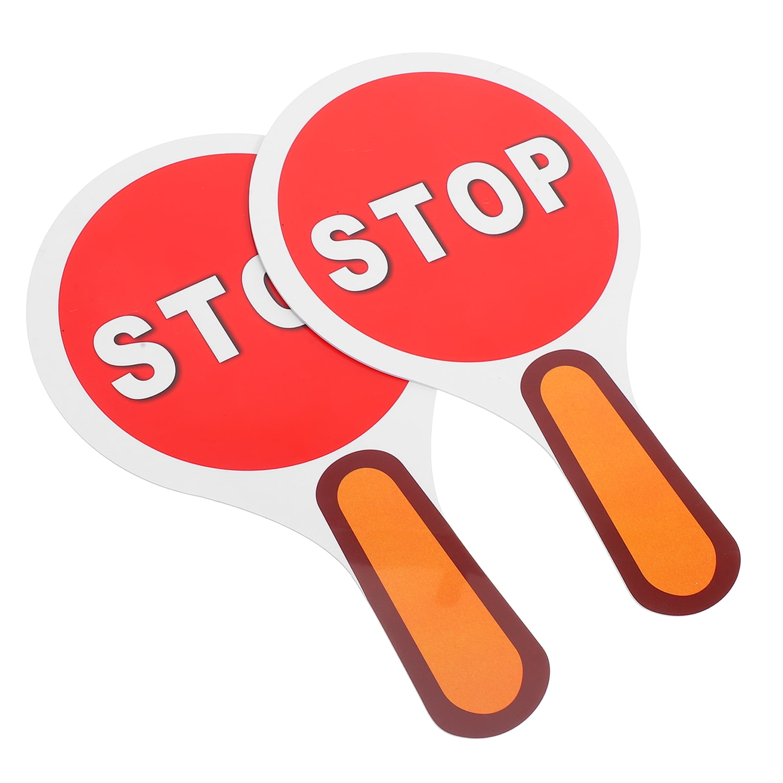 2pcs Traffic Sign with Handle Stop Sign Traffic Light Party Decorations ...