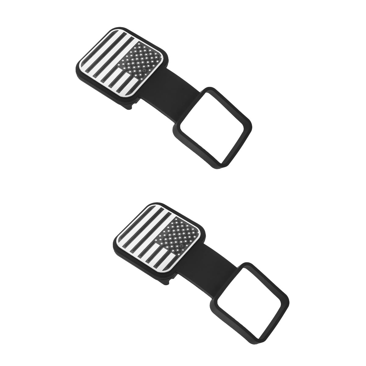 2pcs Trailer Hitch Cover Tow Receiver Tube Plug Hitch Insert Cover Tow ...