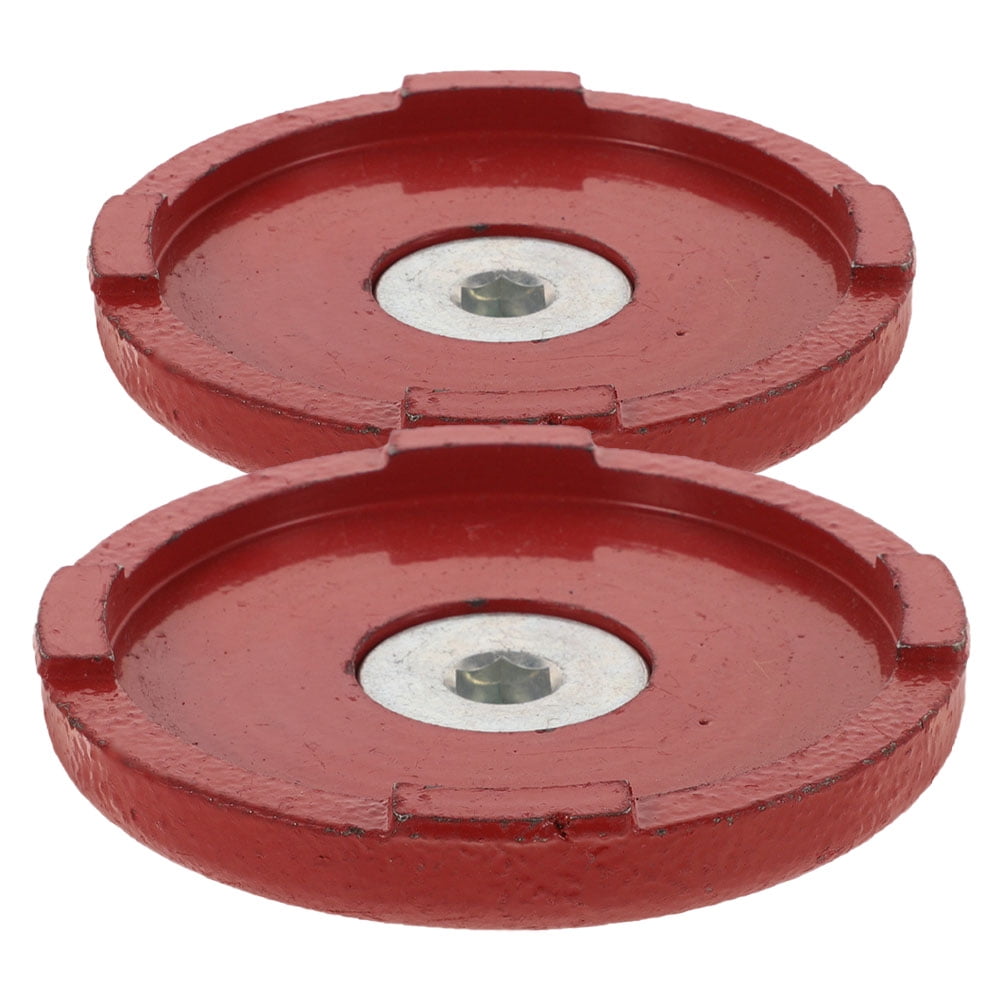 2pcs Trailer Jack Block Chock Stabilizer Heavy Duty Rubber Travel ...