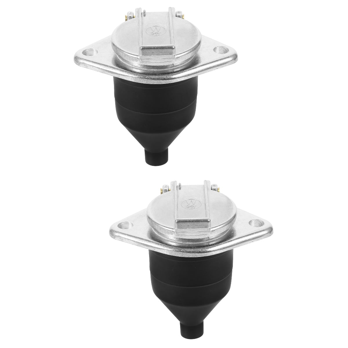 2pcs Trailer Light Plug Trailer Plug Adapter 7-way Flat Trailer ...