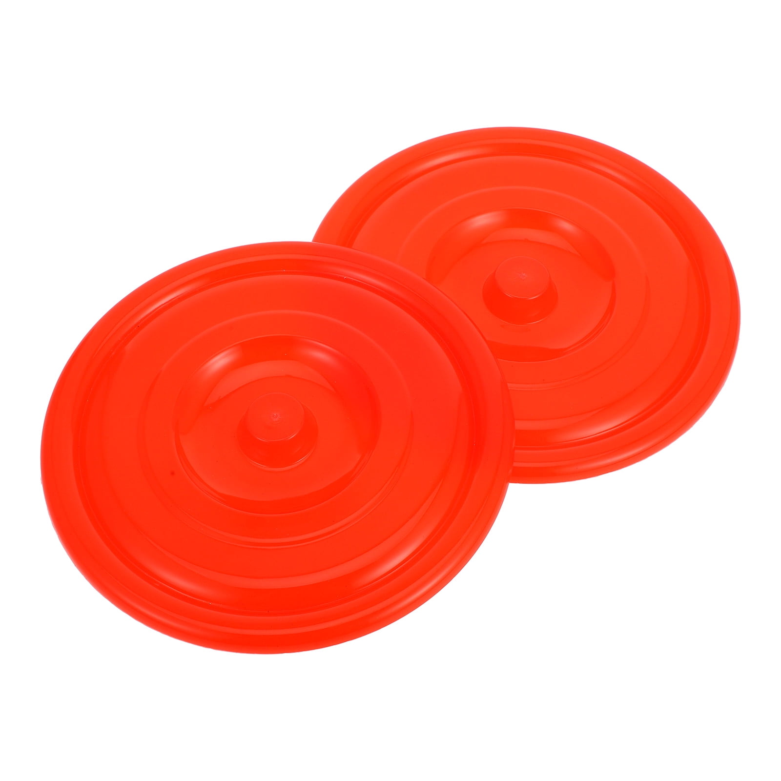 Masteelf 2pcs Round Plastic Trash Can Lids Heavy Duty Replacement Cover ...