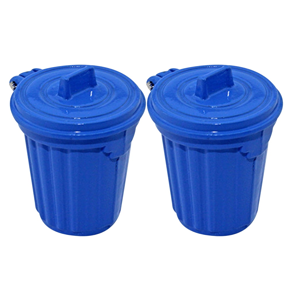 2pcs Trash Can Miniature Garbage Cans Garbage Bin for Kids Accessories ...