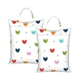 2pcs Travel Dirty Bag 18.1×22.8in Reusable Easy To Carry And Store ...
