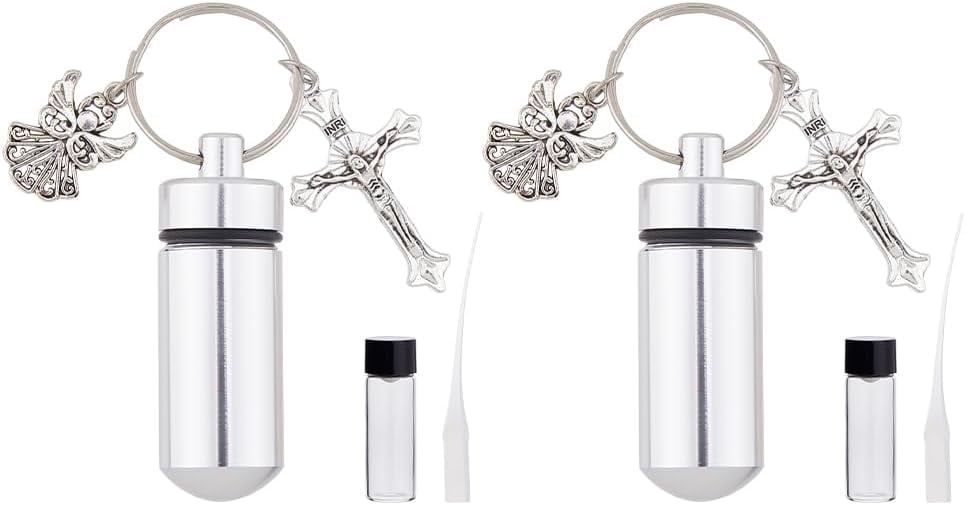 2pcs Travel Holy Water Bottle Anointing Oil Bottle Kit Holy Water ...