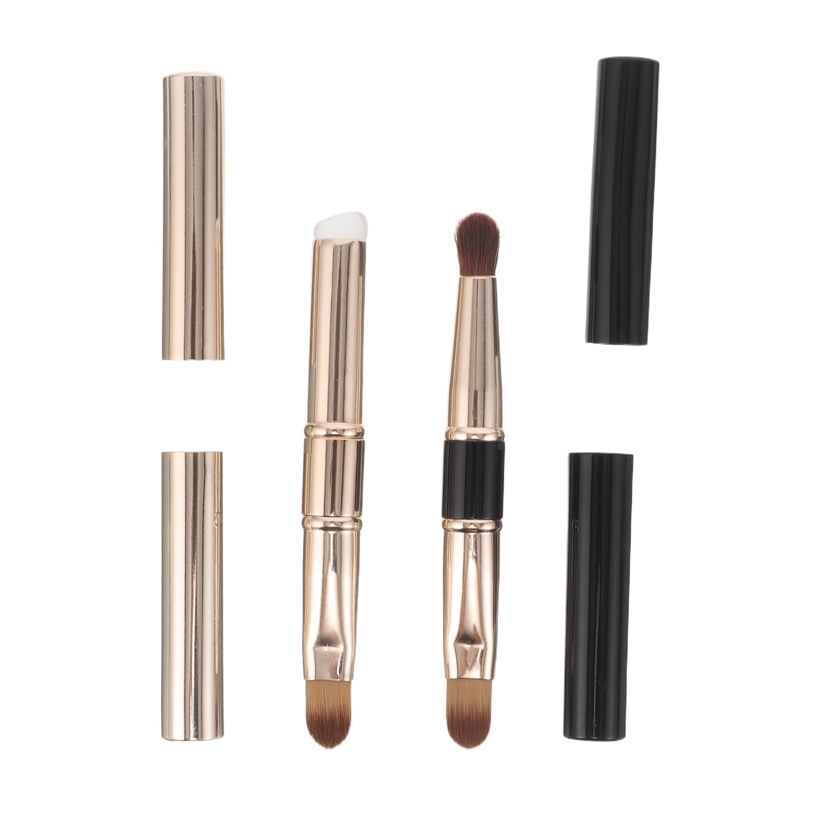 2pcs Travel Lip Brush For Lipstick Double-Ended Silicone Lip Applicator ...