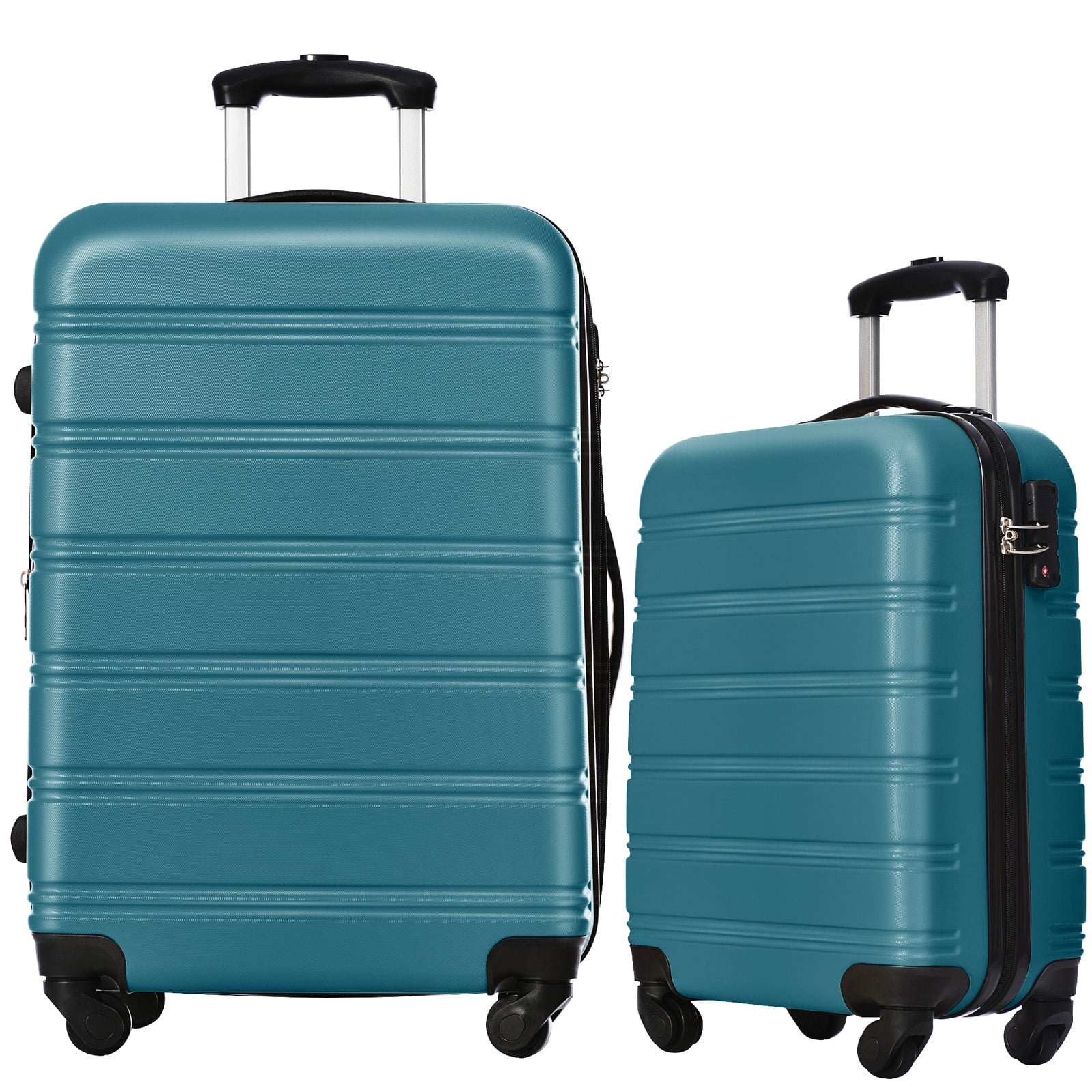 2pcs Travel Luggage Sets with Expandable Spinner Wheels Lightweight ...