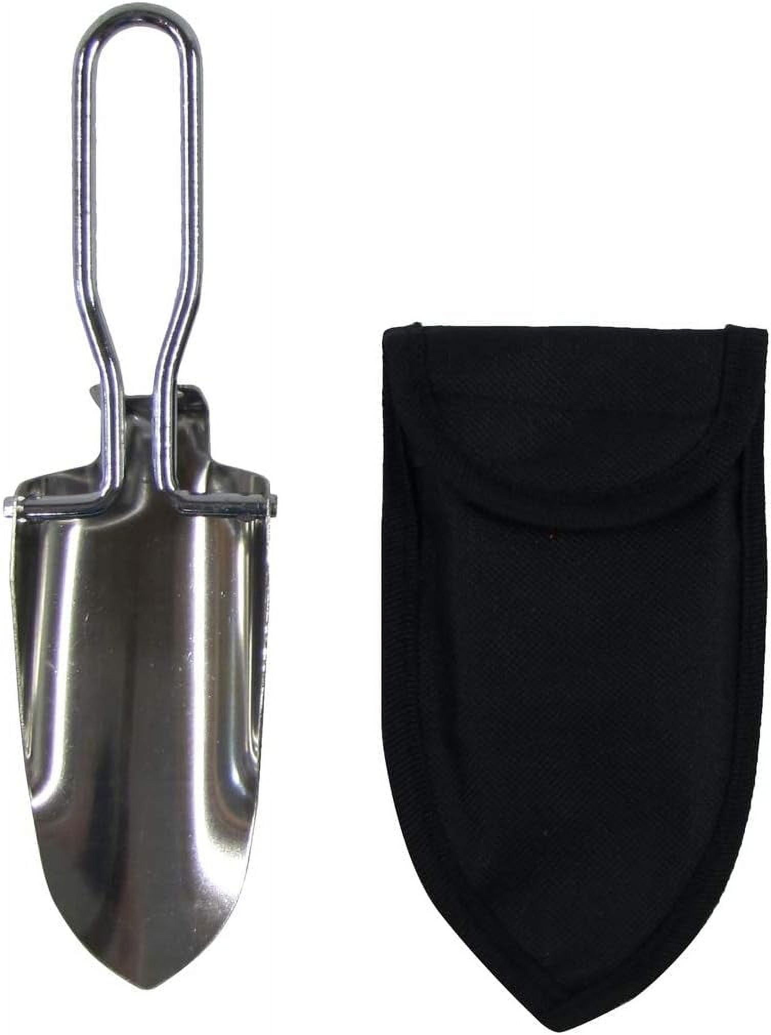 2pcs Treasure Small Metal Folding Garden Trowel Pouch Outdoor Camp ...