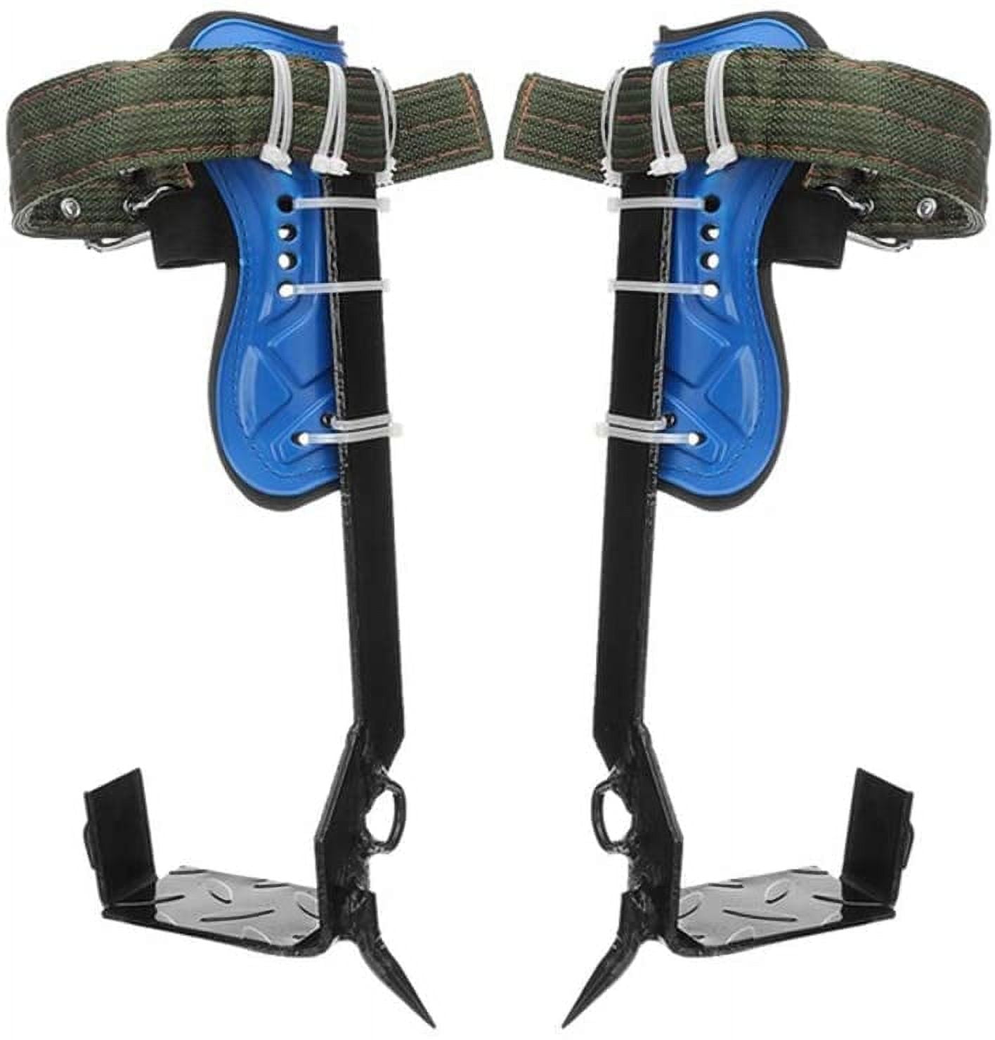 2pcs Tree Climbing Spike Set 2 Gear with Harness Belt Pole Climbing ...