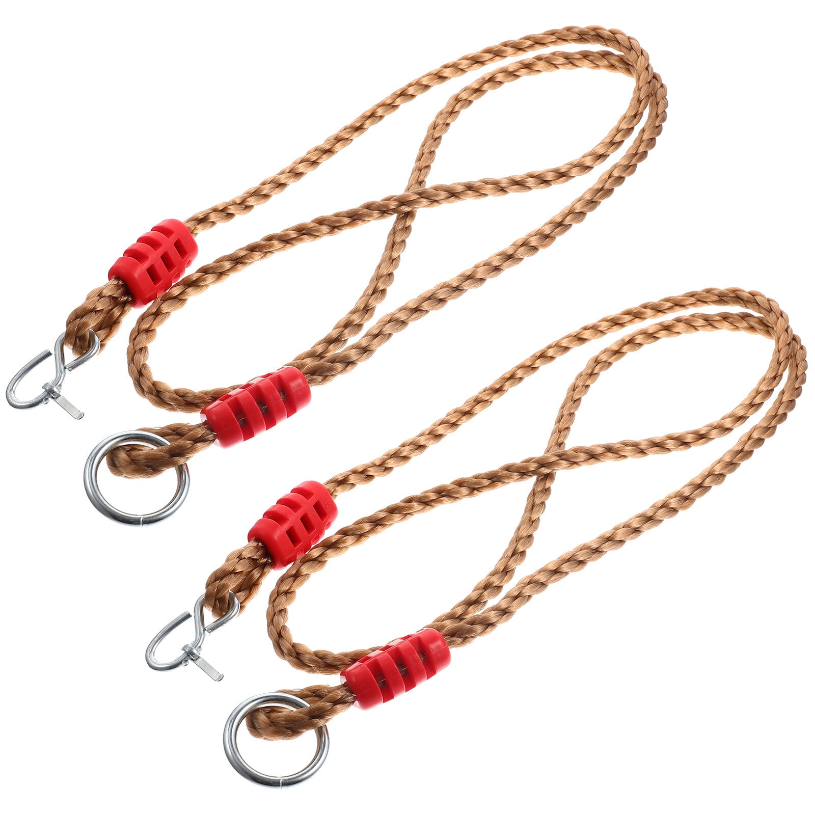 2pcs Tree Swing Ropes Hammock Chair Straps Hanging Rope Adjustable ...