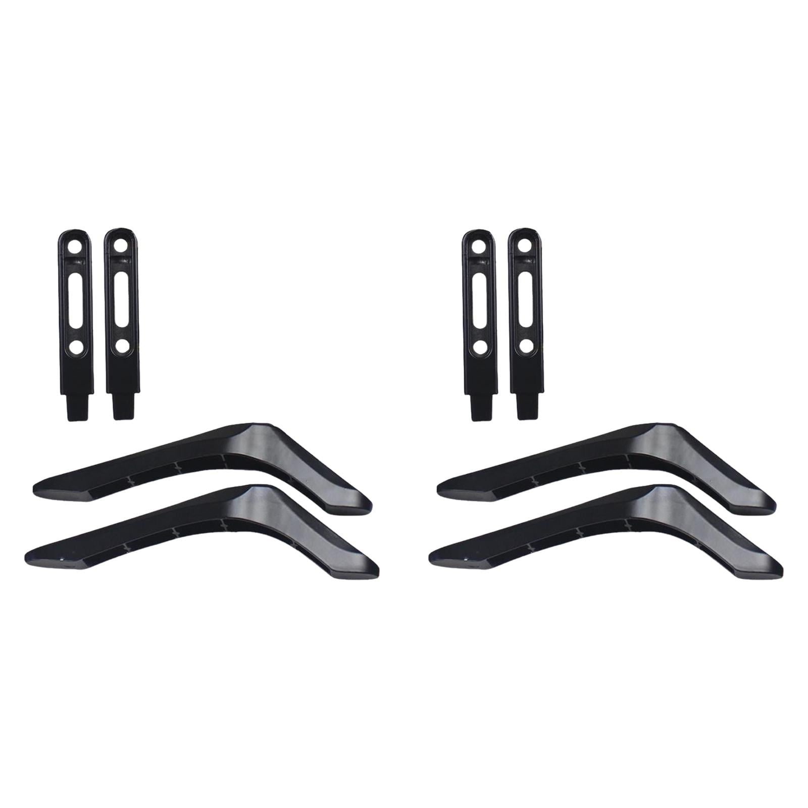 2pcs Tv Stands Steel TV Base Stand for LCD Pedestal Screen Stand Table ...