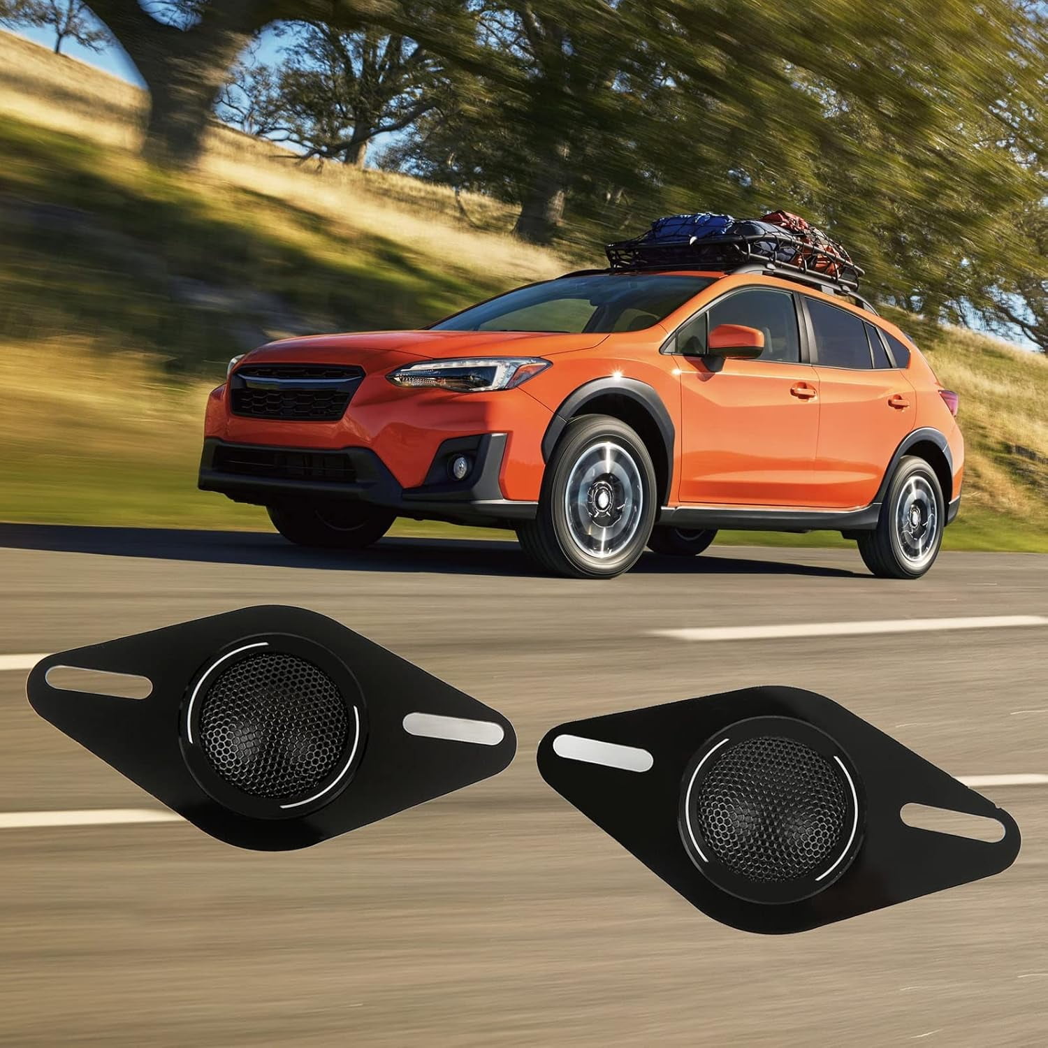 2pcs Tweeter Speakers, Premium ABS Car Audio Tweeters, Compact Design ...