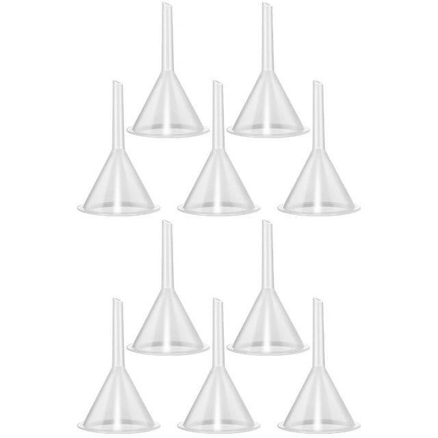 2pcs UEETEK 5 Pcs 60ml Multipurpose Plastic Funnels Laboratory Clear ...