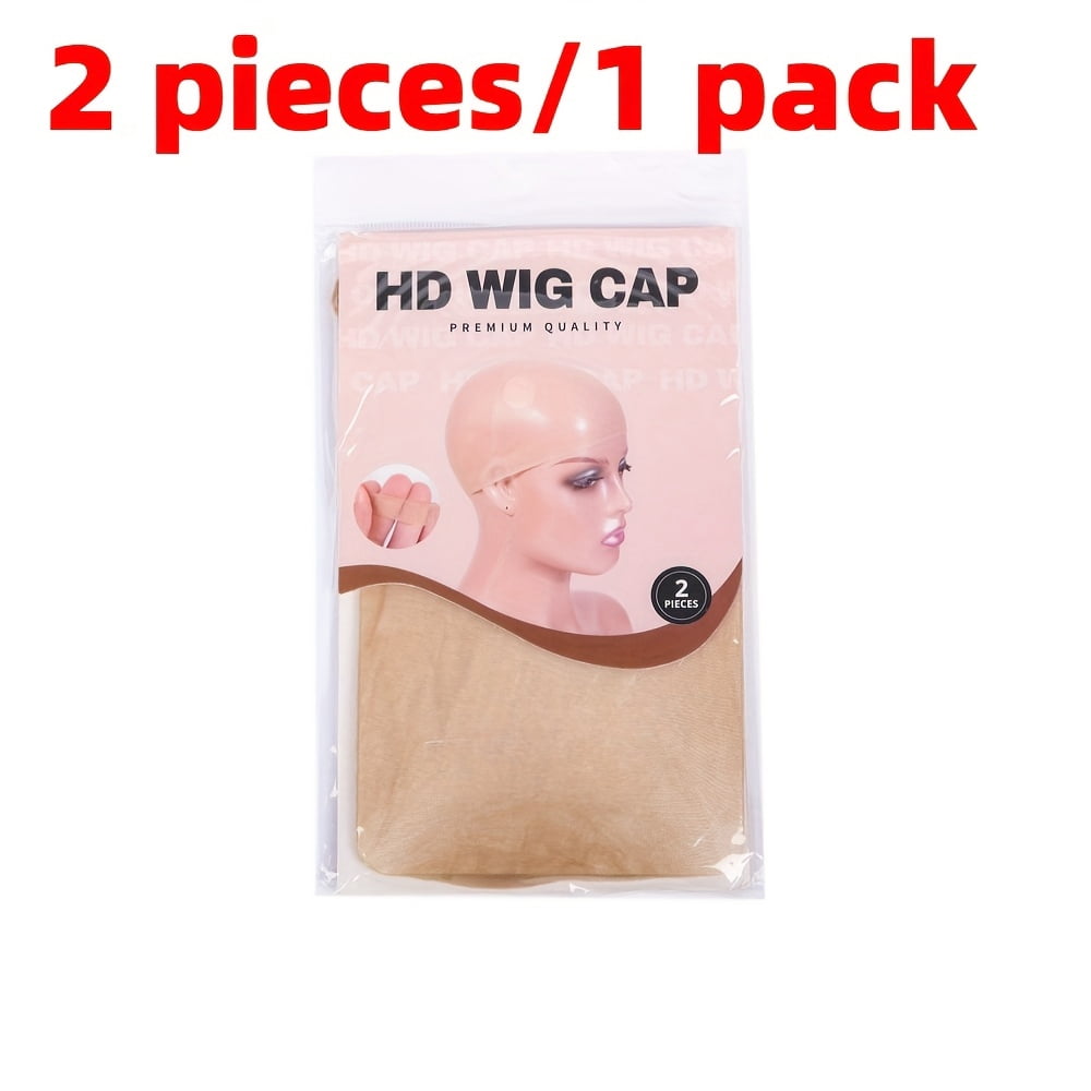 2pcs Ultra-Soft Breathable Stretchable Wig Caps - Natural Nude Color ...