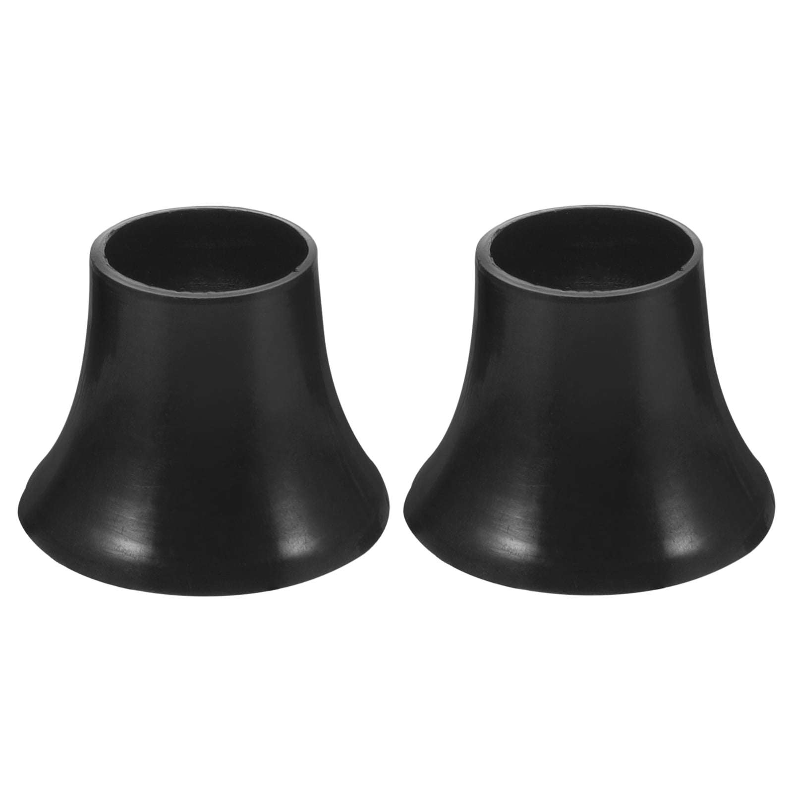 2pcs Black Rubber Umbrella Tip Covers for Outdoor Use Durable ...