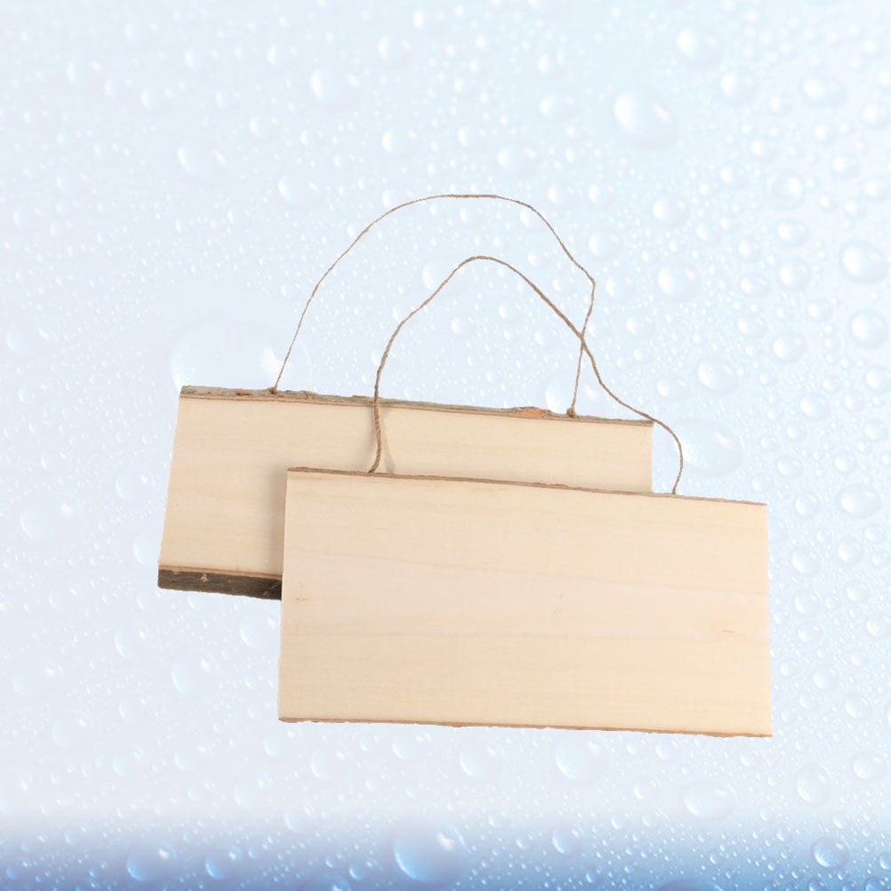 Beige Decorative Hanging Boards for Home or Cafe DIY Blank Message ...