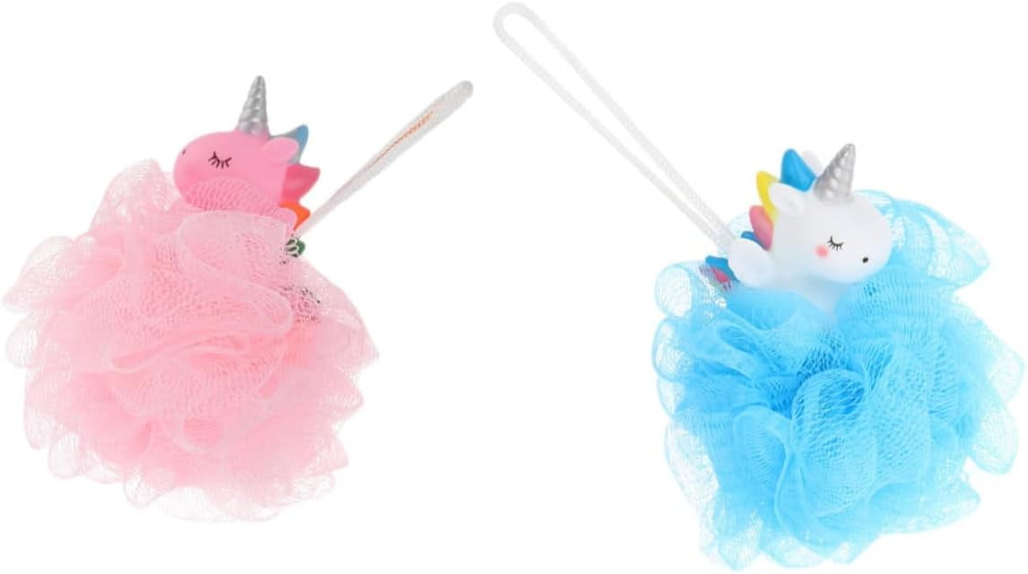 2pcs Unicorn Bath Ball Bath Loofah Body Scruber Cleaning Scrubber ...
