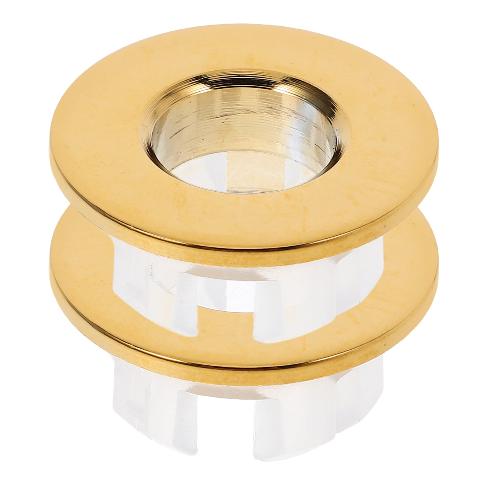 2pcs Copper Basin Overflow Hole Cover Trim Ring Sink Basin Insert Brass ...