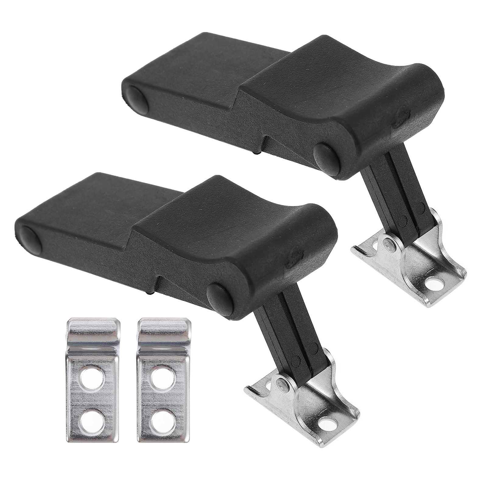 2pcs Universal Flexible Draw Latch Stainless Steel Rubber Lock ...
