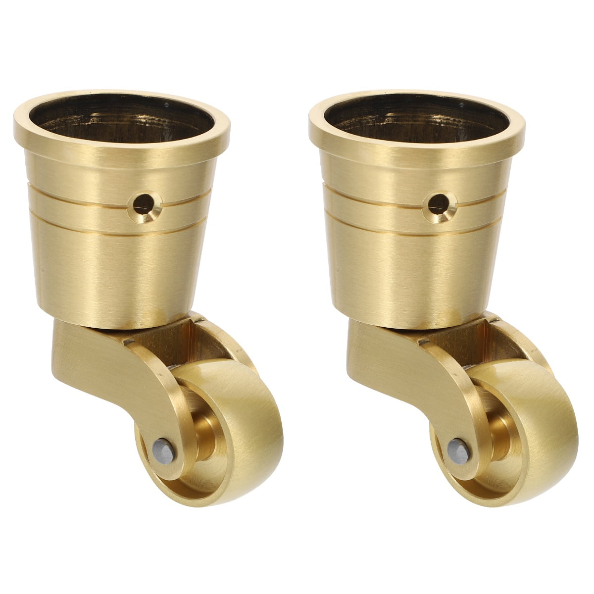 2pcs Universal Furniture Caster 360° Swivel Wheels Furniture Leg ...