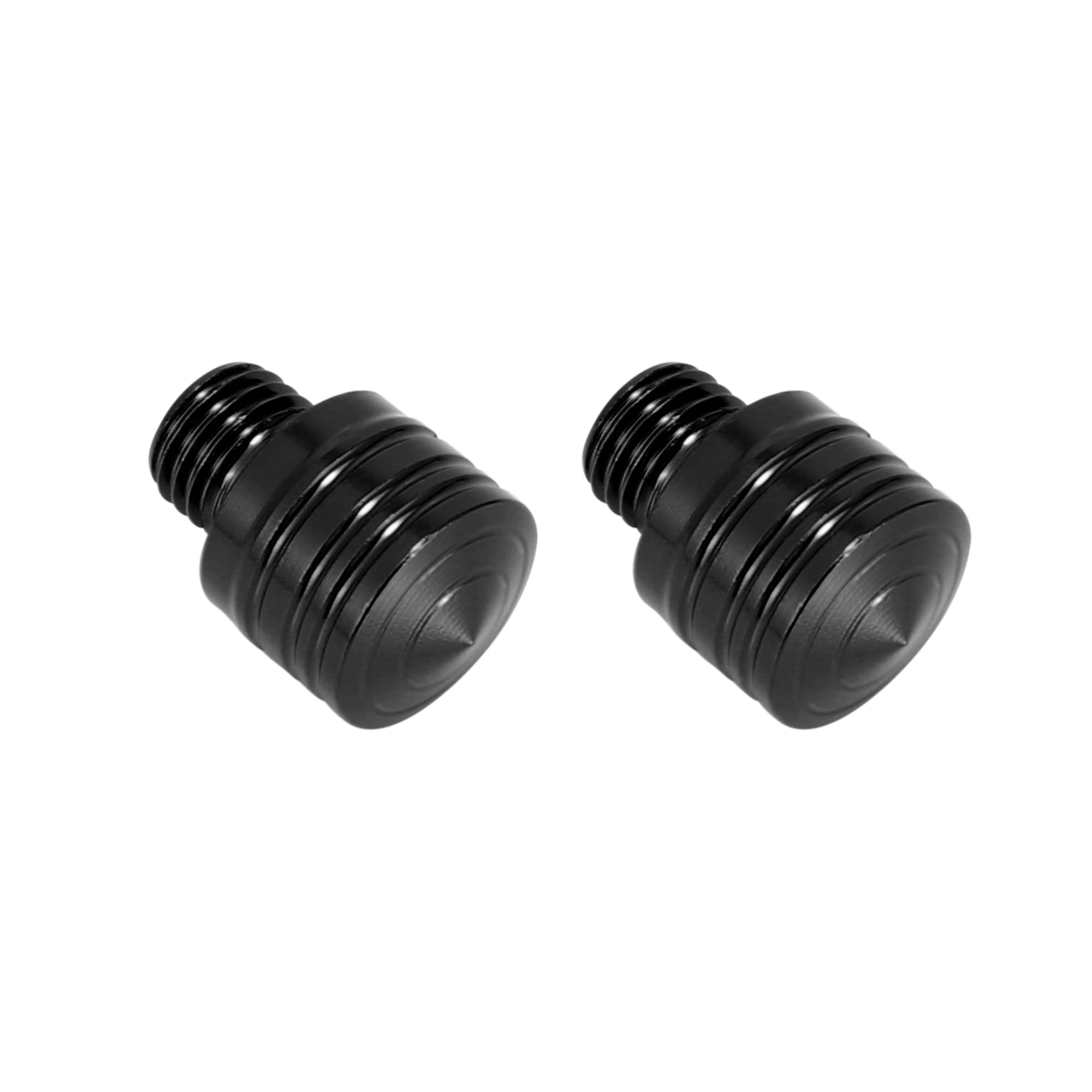 2pcs Universal Mirror Hole Plugs M10 x 1.25 Clockwise Reverse Motorbike Mirror Hole Screw Caps ...