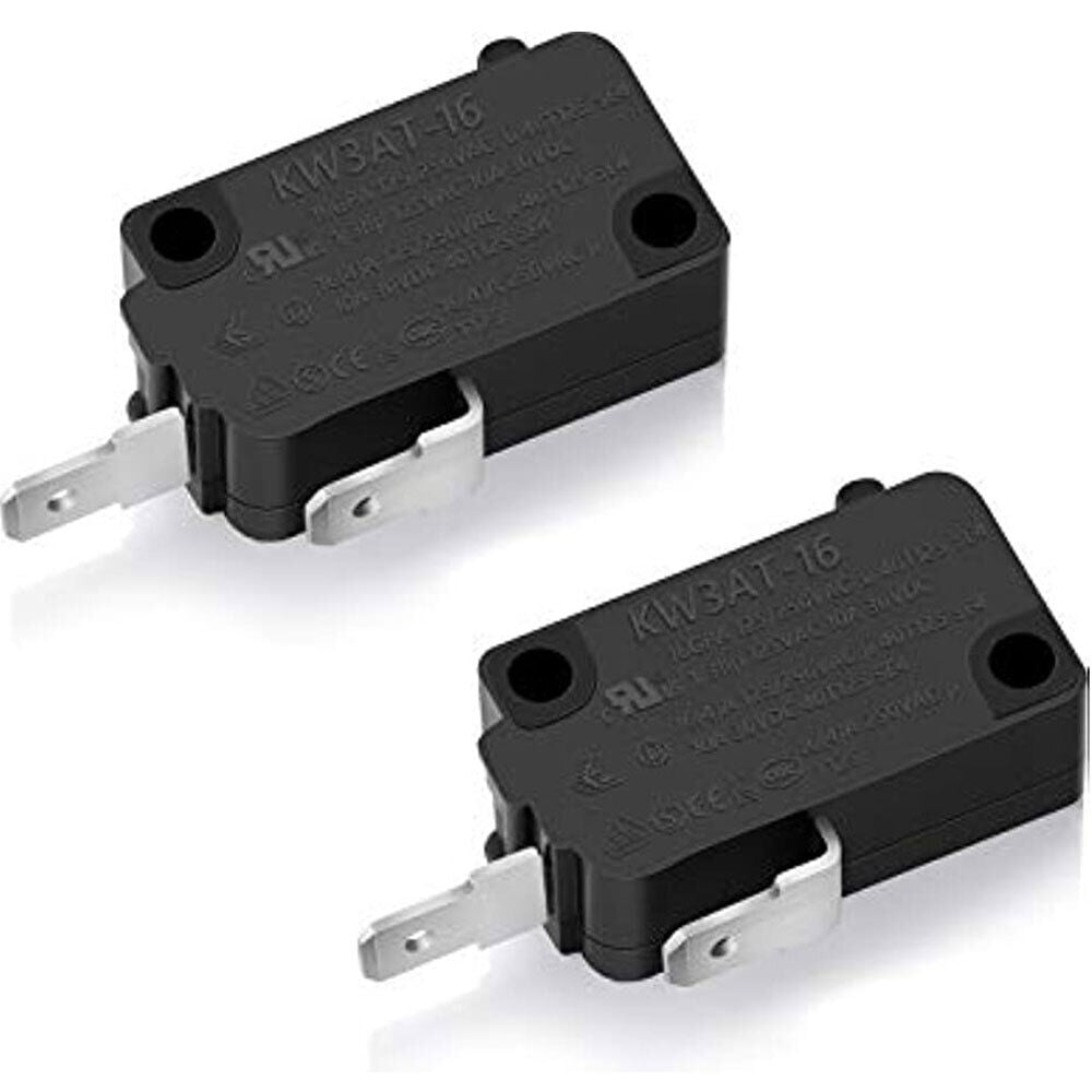 2pcs Universal Normally Open Microwave Oven Door Switch KW3AT-16 ...
