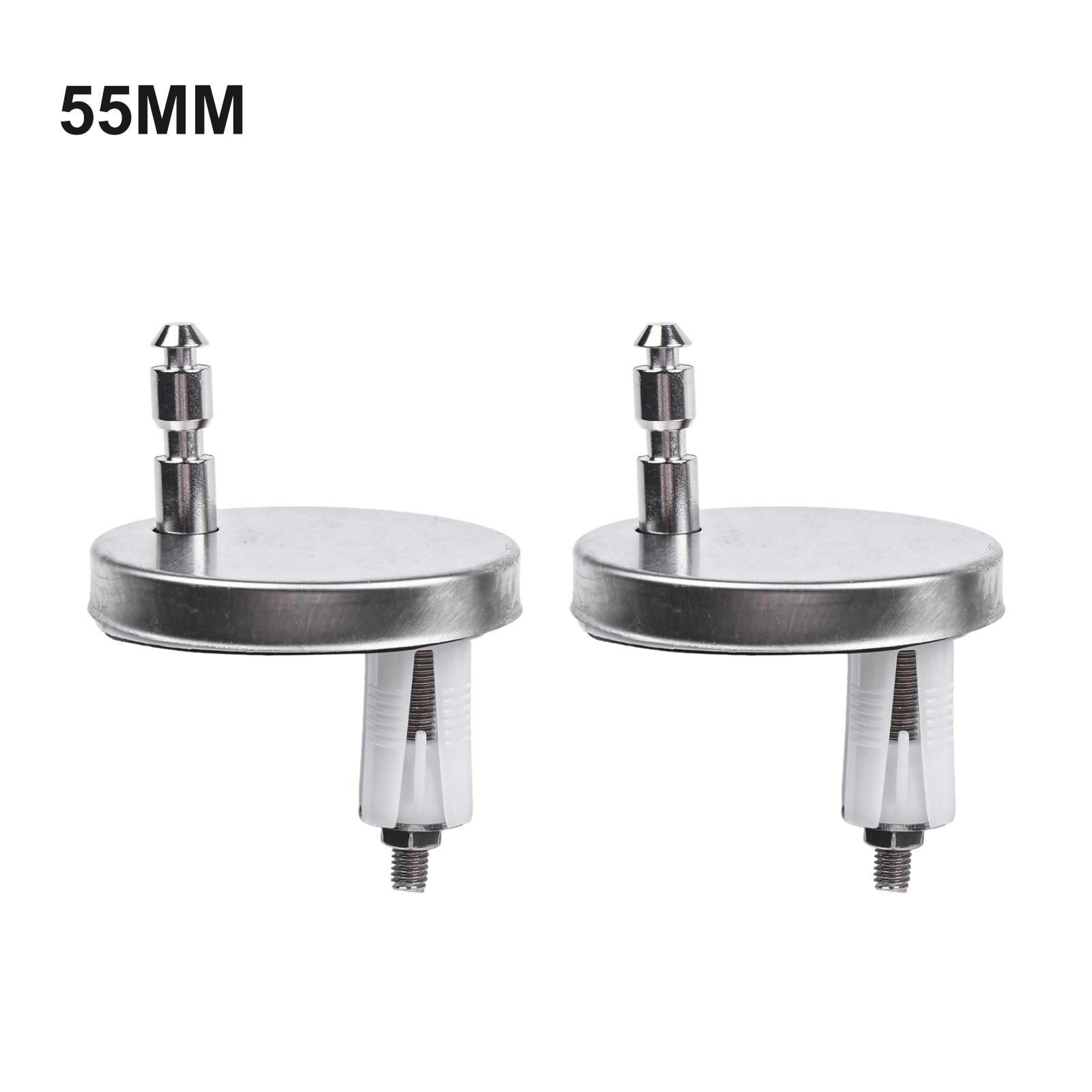 2pcs Universal Toilet Lid Hinges Fittings Quick Release Cover Hinge ...