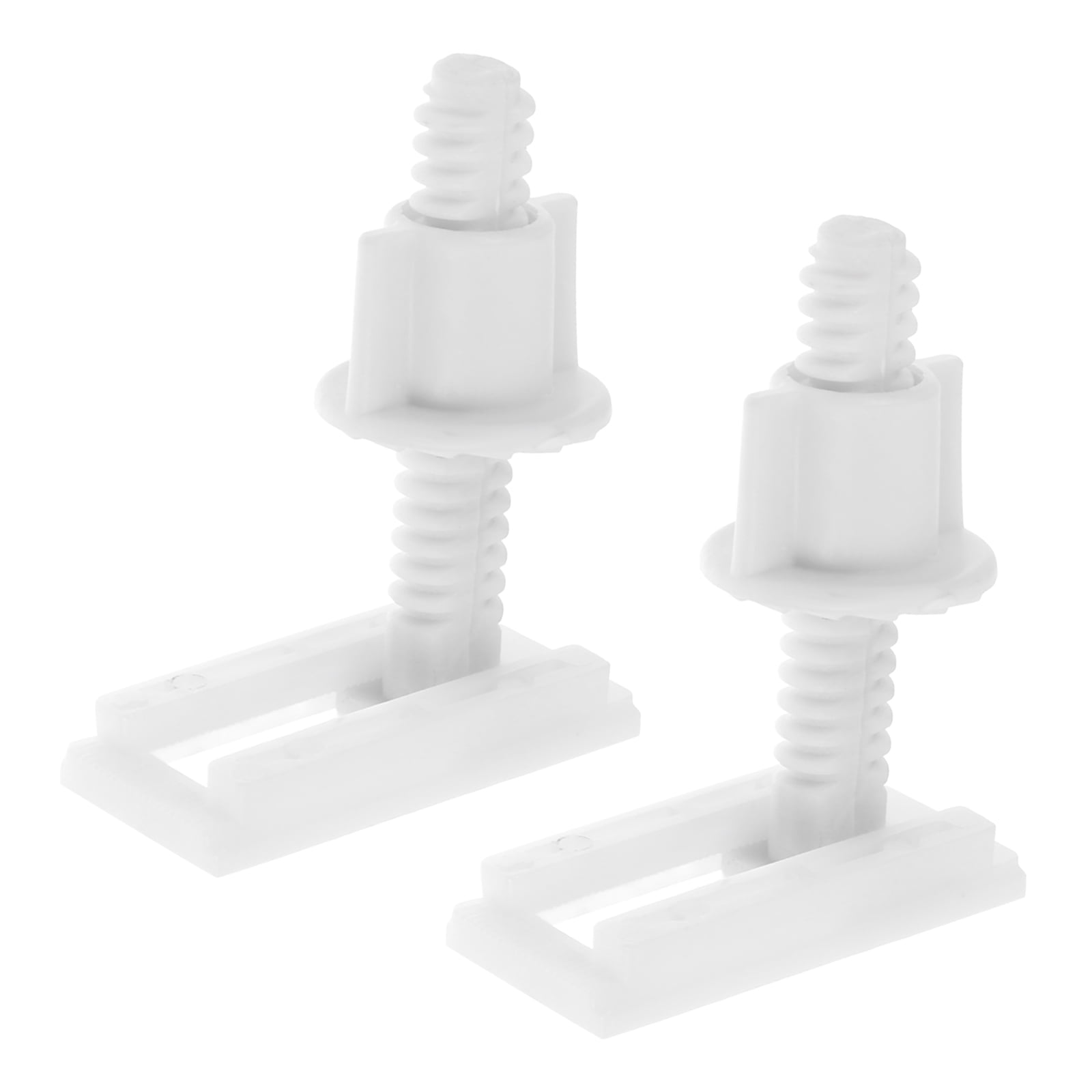 FONDOTIN 2Pcs Toilet Installation Kit Plastic Bolts and Rubber Nuts for ...