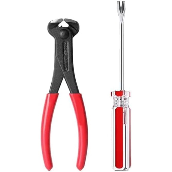 2pcs Upholstery Staple Remover Tool with Nail Puller Pliers Tack Puller ...