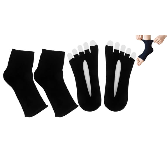 2pcs Uv Protection Socks for Gel Nail Lamp, Nail Polish Protect Foot ...