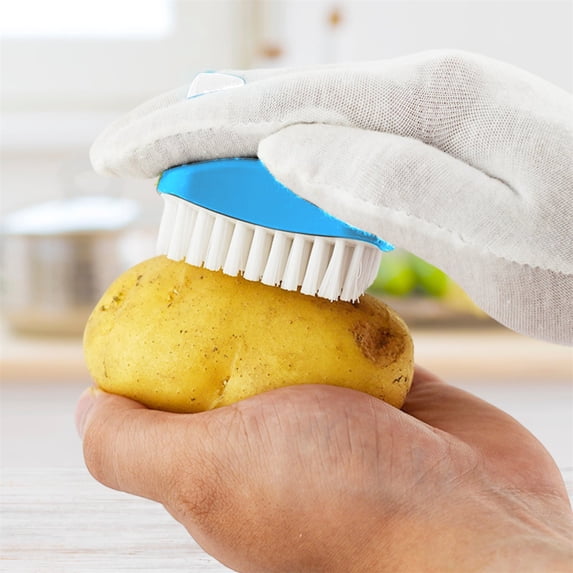 2pcs Vegetable Brush Potato Brush Scrubber Veggie Cleaning Brush Food ...